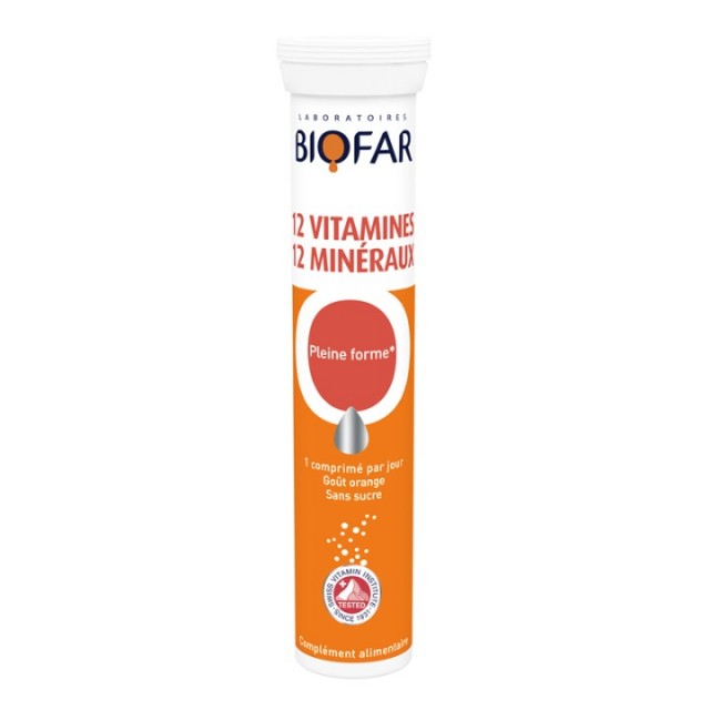 BIOFAR 12 VITAMINA + 12 MINERALA ŠUMEĆE TABLETE A20
Opis
INFORMACIJE
NALOG
SERVIS
KORISNI LINKOVI