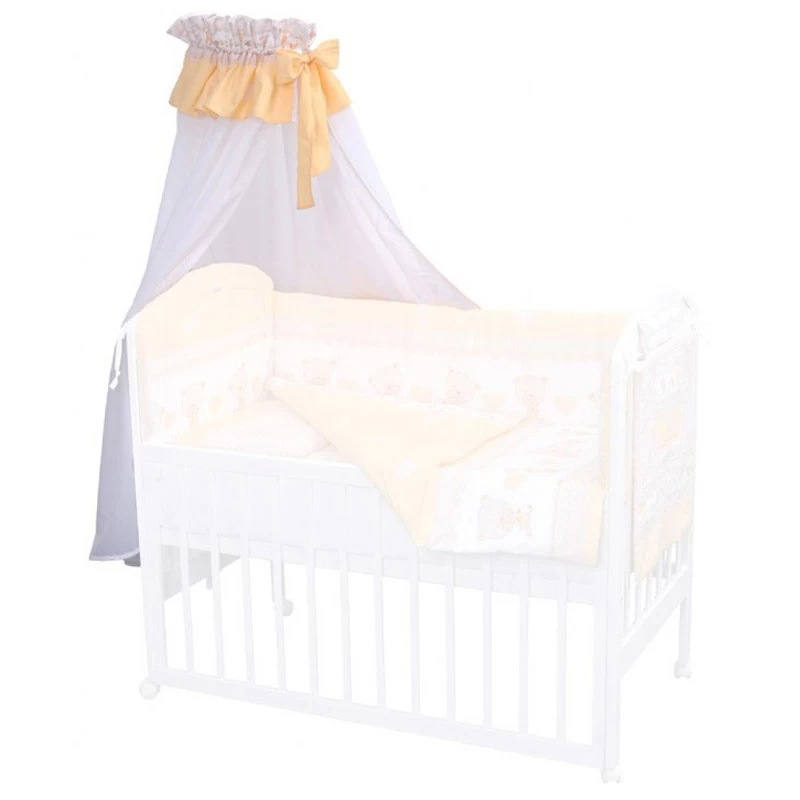 Textil baldahin za krevetac Baby Bear Žuti, 150x260cm