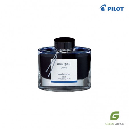 Mastilo za naliv pero Pilot Iroshizuku Asa Gao tamno plavo u boci 50 ml