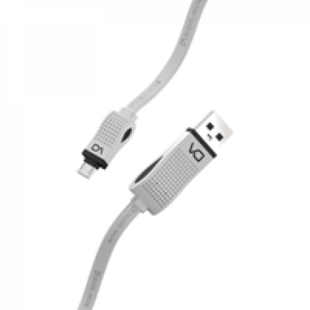 Kabl USB-microUSB Delicate-Amazing DT0010M 1.0m 2A beli 010-0343