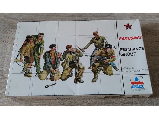 Partisans Resistance Group Model Kit in 1 35 Scale.
