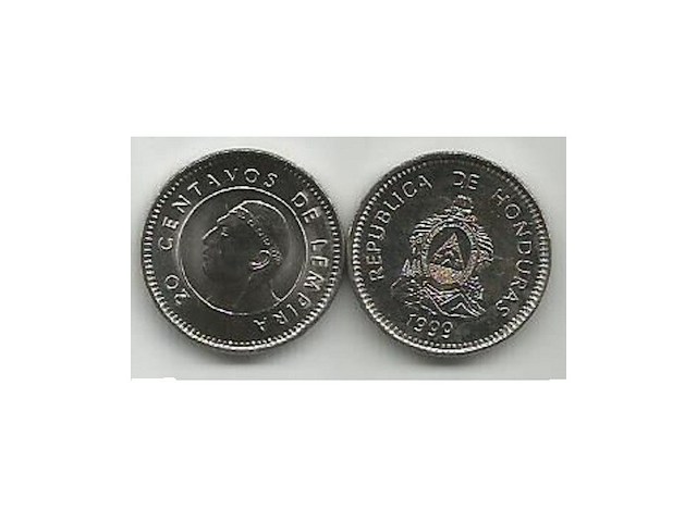 Honduras 20 centavos 1999. UNC