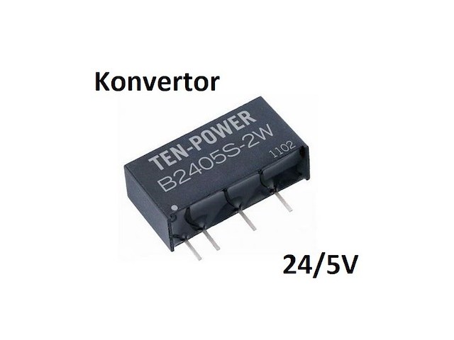 Izolovani konvertor 24V na 5V - DC/DC