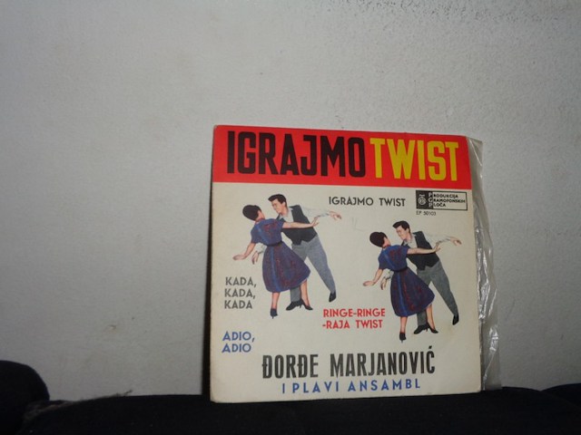 Đorđe Marjanović I Plavi Ansambl ‎– Igrajmo Twist