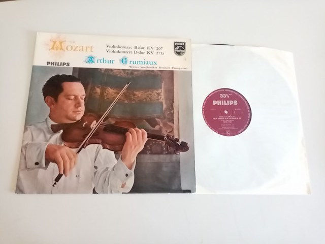 ARTHUR GRUMIAUX Concerto For Violin And Orchestra LP