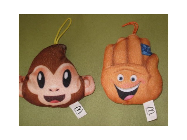 2017 McDONALD`S EMOJI MOVIE HAPPY MEAL TOYS 2kom