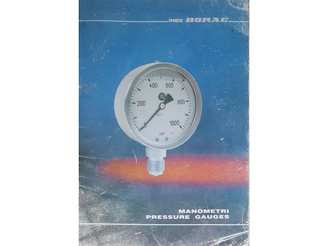Katalog Manometara `INEX-BORAC` Beograd Jugoslavija