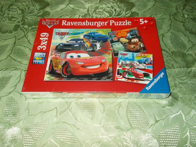 Cars - Ravensburger Puzzle - 3x49 pics - NOVO