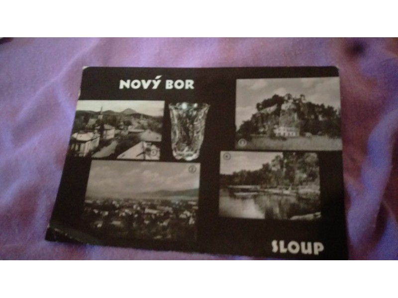 novy bor sloup crno bela