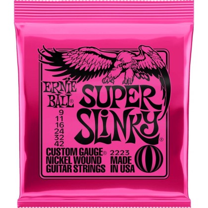 Music box
Ernie Ball Super Slinky 2223 9-42 Žice za električnu gitaru