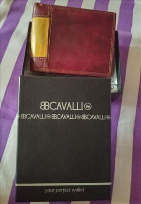 Cavalli muški original kožni novčanik u kutiji