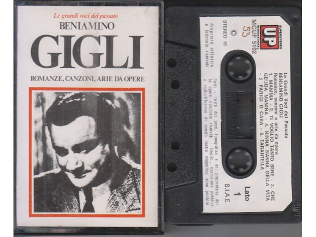 BENIAMINO GIGLI / Legendarni italijanski operski pevač!