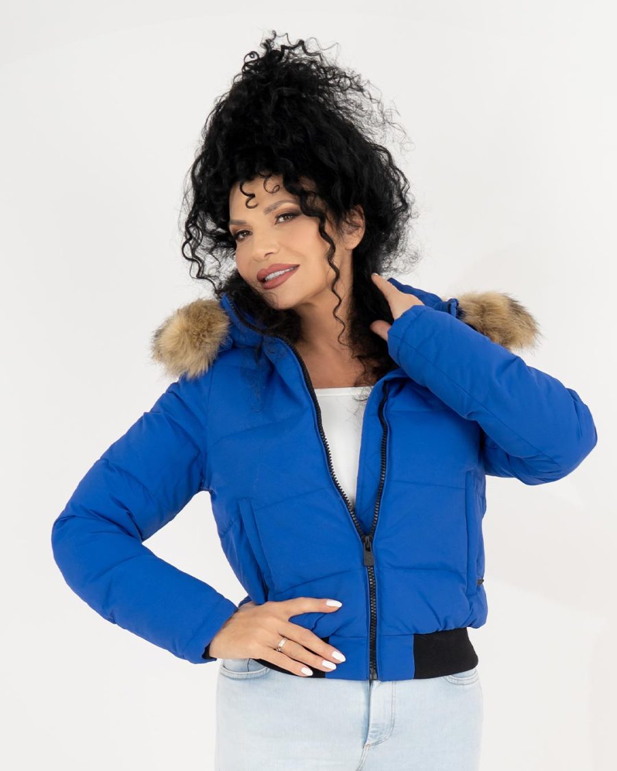Ženska zimska jakna – Sportska i Casual – Invento Sofia – Plava