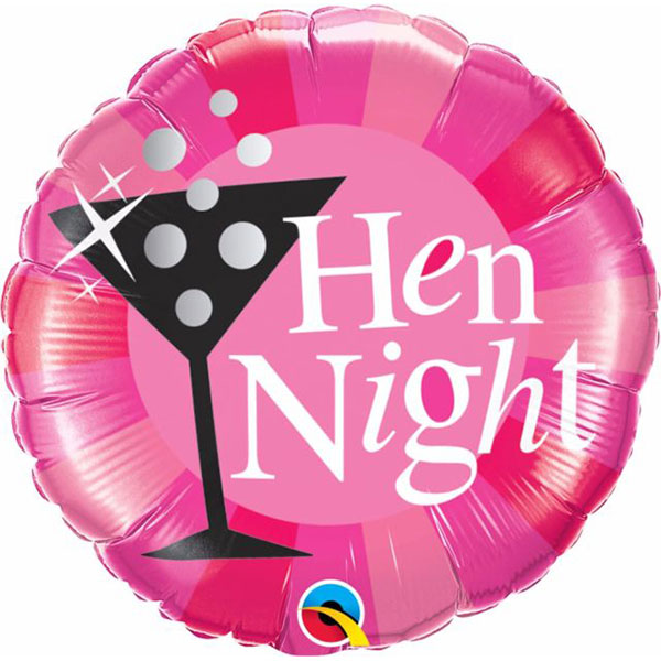 15828
18″ Foil Hen Night Pink