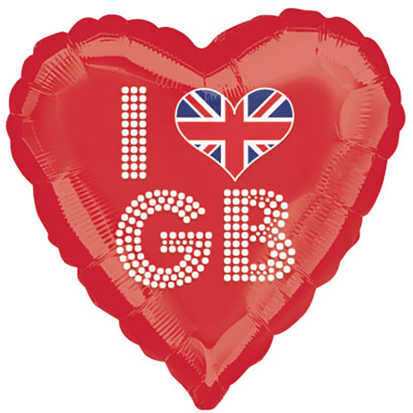 225434
18″ Foil Heart I Love GB