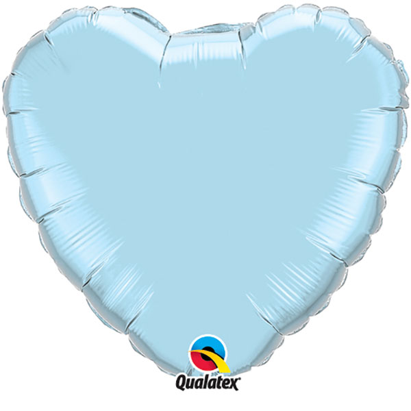 27163
4″ Foil Heart Pearl Light Blue