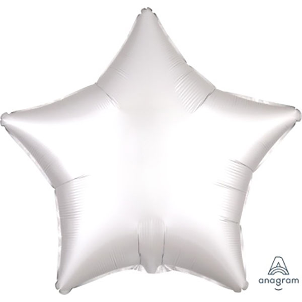 3859101
19″ Foil Star Satin Luxe White