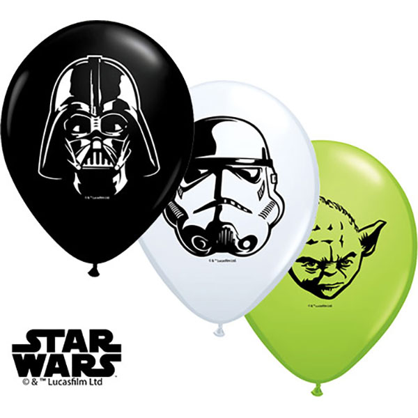 13329
5″ Latex Star Wars Faces Assorted (3)