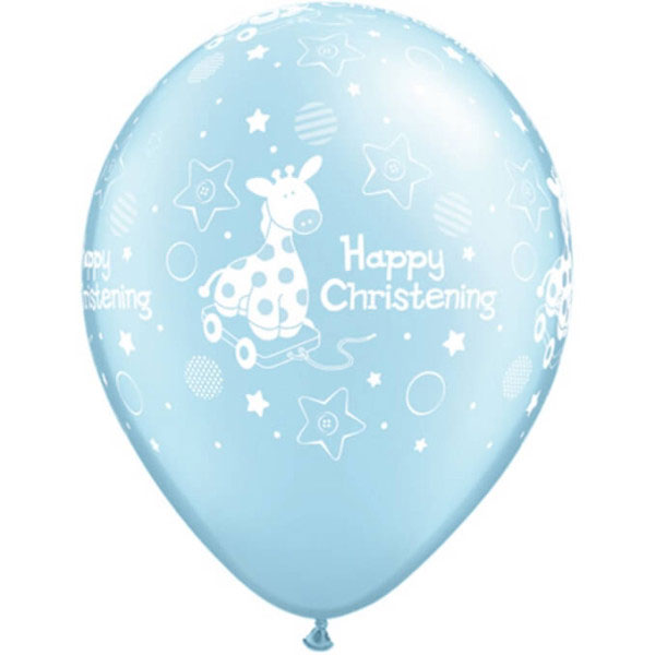 13615
11″ Latex Happy Christening Soft Giraffe Pearl Light Blue (5)