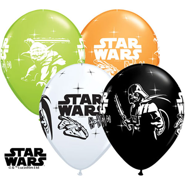 18666
11″ Latex Star Wars Darth Vader & Yoda Assorted (4)