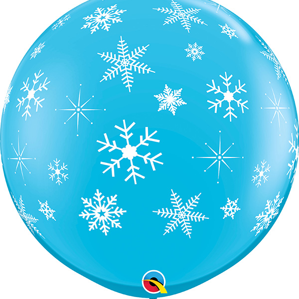 18793
3FT Latex Snowflakes Robins Egg