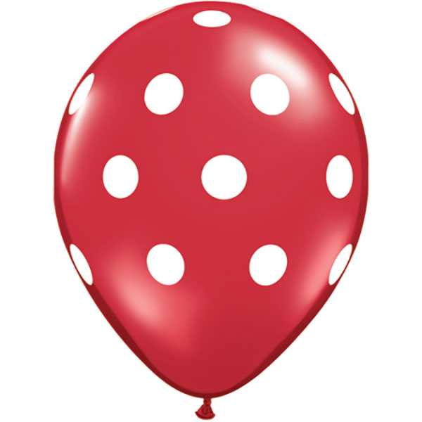 29510
11″ Latex Big Polka Red With White (5)