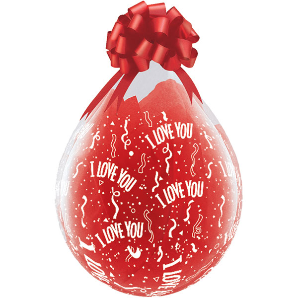 37549
18″ Stuffing I Love You Clear