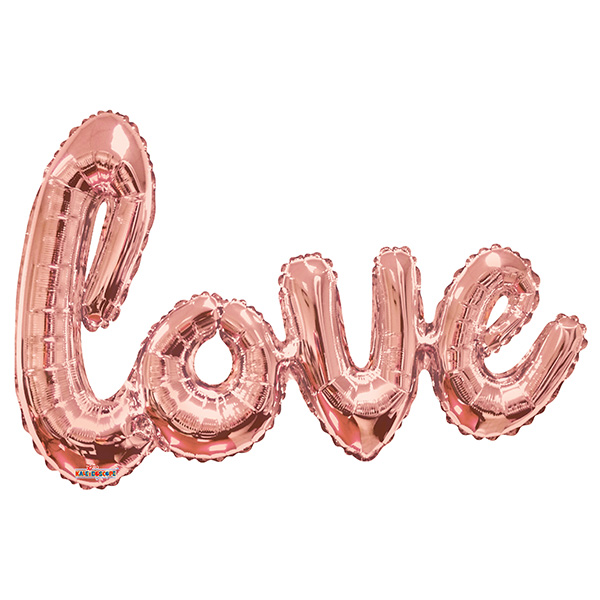 1573936
36″ MultiBalloon Phrase Love Rose Gold