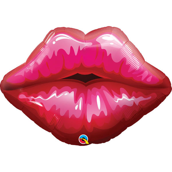 16451
SuperShape Big Red Kissy Lips