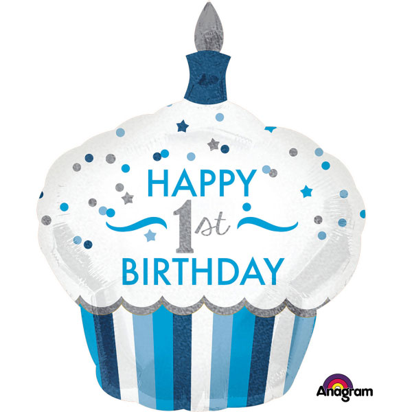 3452301
SuperShape 1st Birthday Cupcake Boy