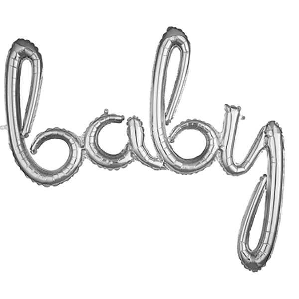 3668811
MultiBalloon Phrase Baby Silver
