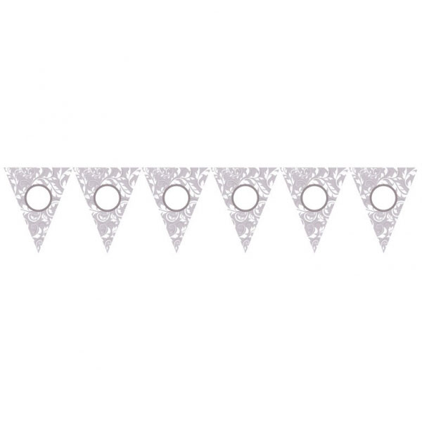 129250
Pennant Banner Personalize It Silver