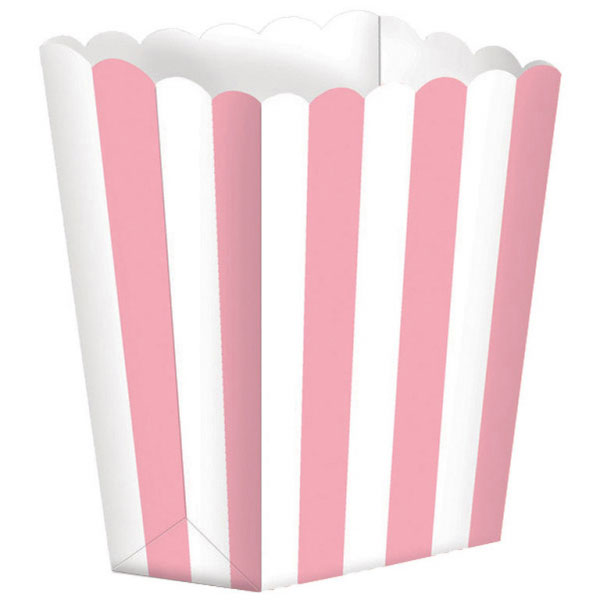 377551109
5 Treat Boxes Stripes New Pink