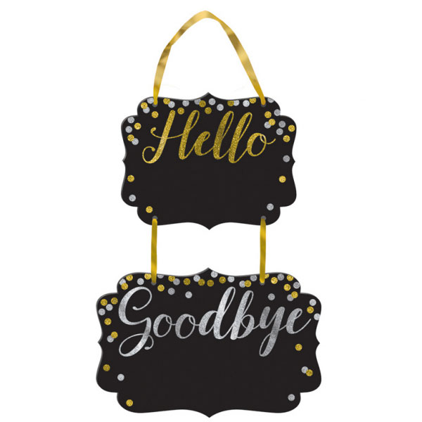 241898
Chalkboard Sign Hello & Goodbye