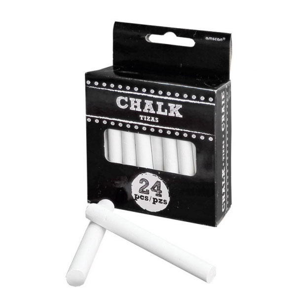 398048
24 Chalks Wedding Signs White