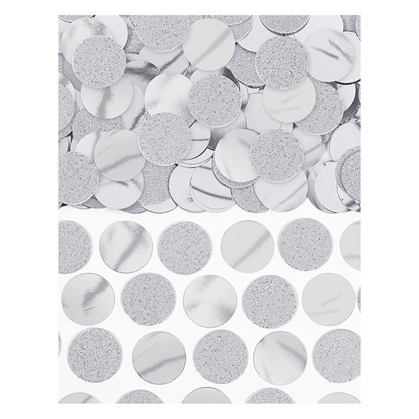 36022018
Confetti Circles Foil Silver Glitter