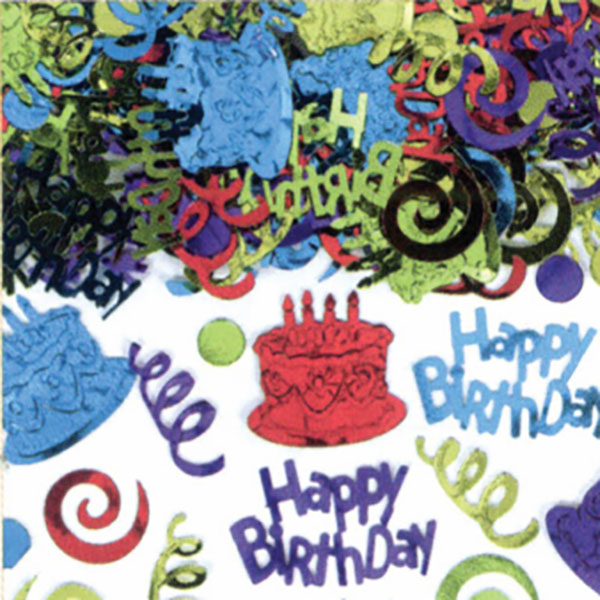 369117
Confetti Happy Birthday Foil Multi Colour