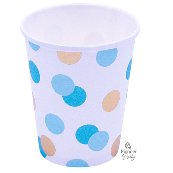 Party komplet
Blue & Gold Dots