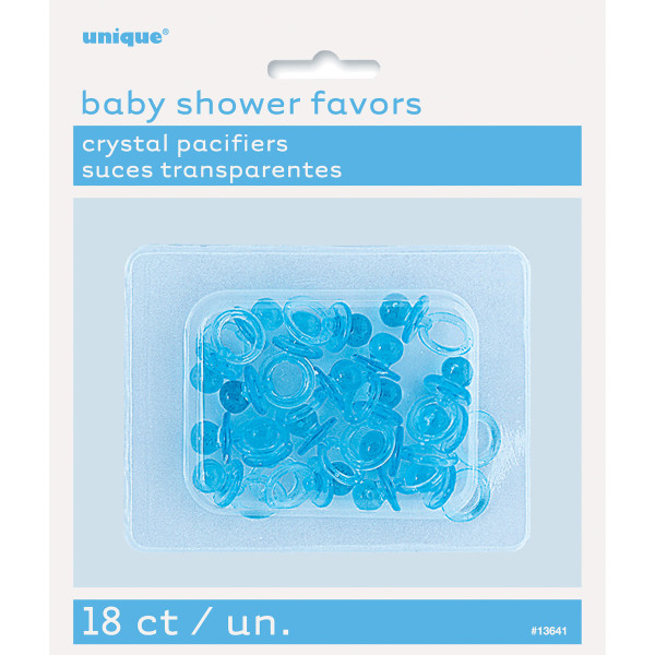 13641U
18 1″ Blue Crystal Pacifier Favors