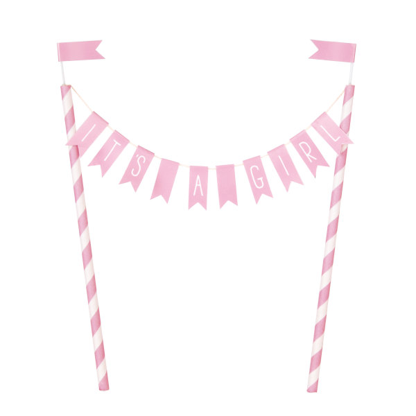 73370U
Cake Top Its A Girl Bunting