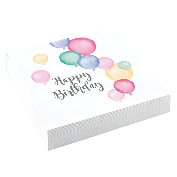 9903711
20 Napkins Happy Birthday Pastel
