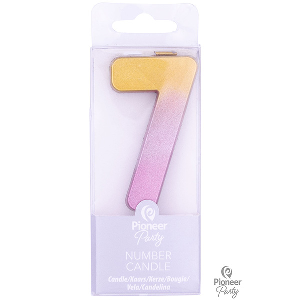 15887
Candles Numeral 7 Rose Gold Ombre