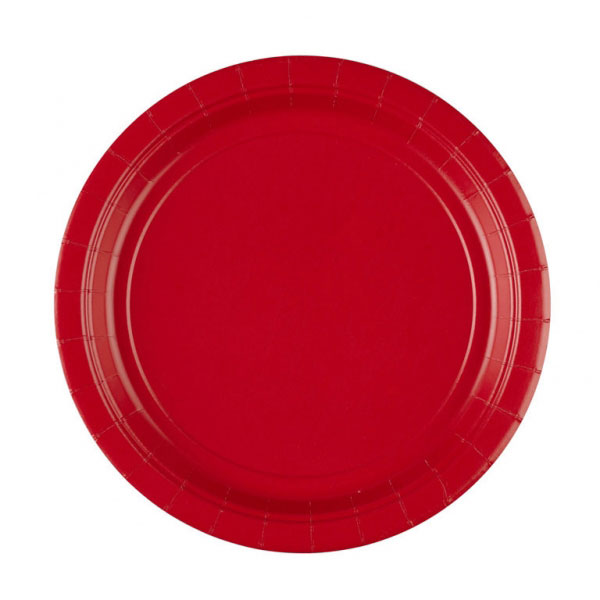 5501540
8 Plates Paper Apple Red