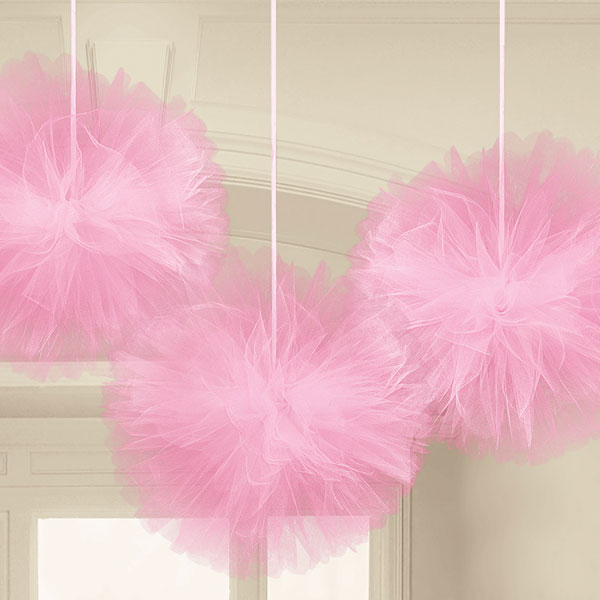 180182109
3 Tulle Fluffy Decoration Pink