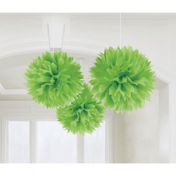 180555355
3 Fluffy Decorations Green