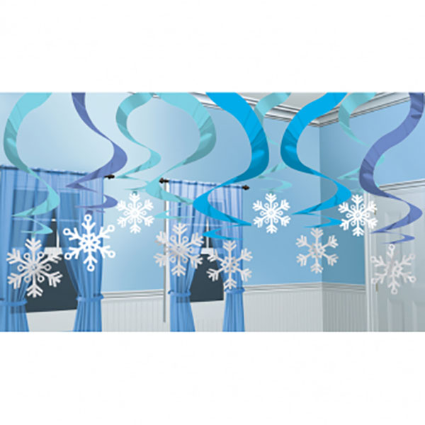 679239
15 Hanging Swirl Decorations Winter Wonderland