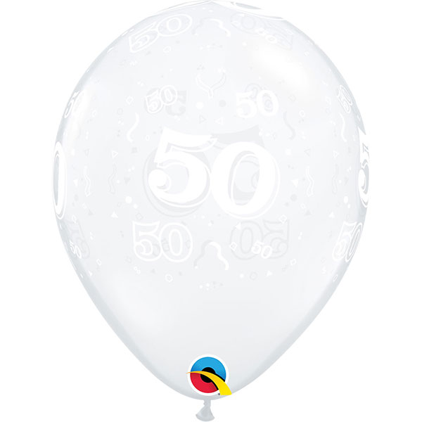 40391
11″ Latex Diamond Clear 50 (5)