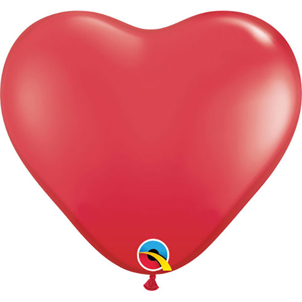 43645
6″ Latex Heart Red (10)
