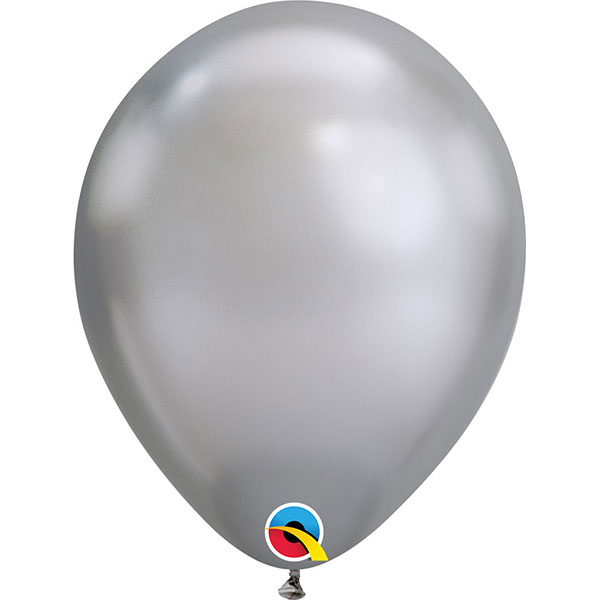 58270
11″ Latex Chrome Silver (10)