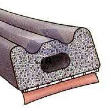 Dihtung guma, samolepljiva – Trelleborg 10x6mm